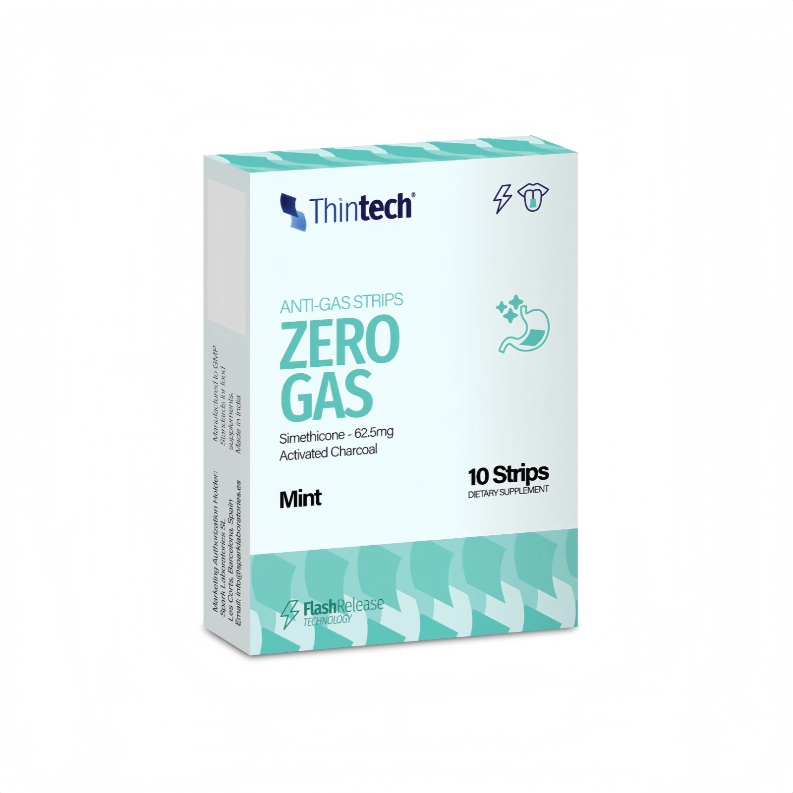 Thintech Zero Gas 20 strips – bcarekw
