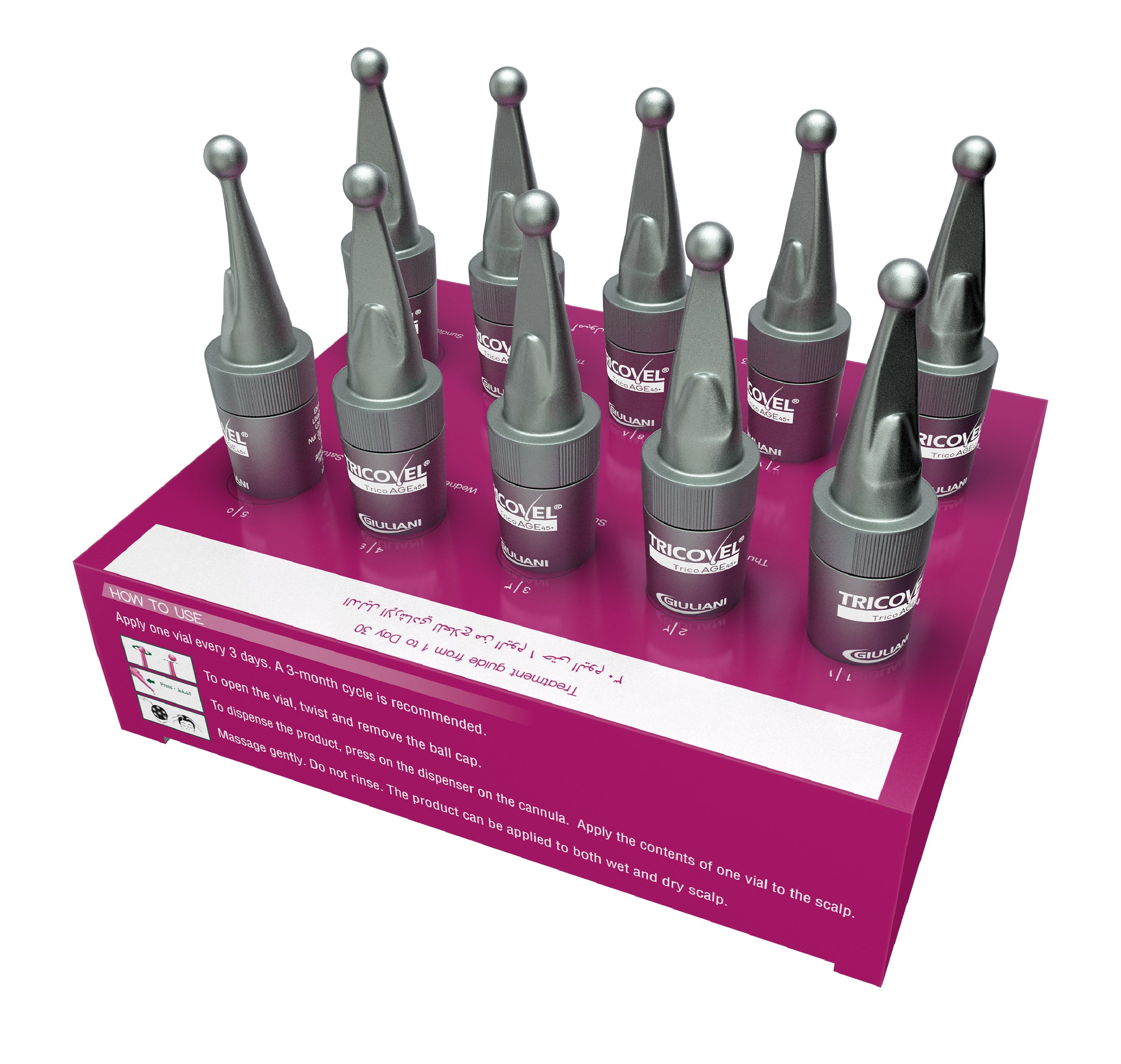 TricoAGE® Permanent Hairloss Treatment For Women 10 Vials – Tricovel ...